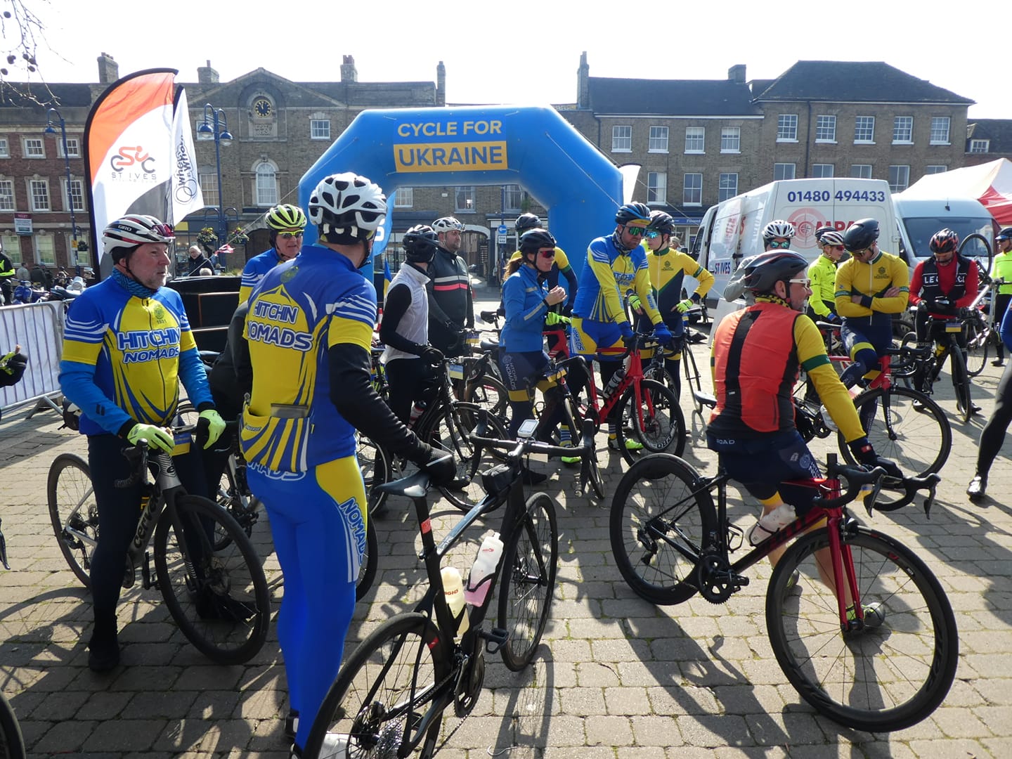 Cycle For Ukraine 20-03-2022 – Hitchin Nomads Cycling Club
